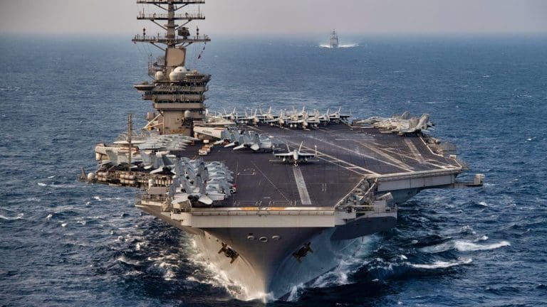 A U.S. Navy Nuclear-Powered Aircraft Carrier Ripped A Gash in Its Hull ...