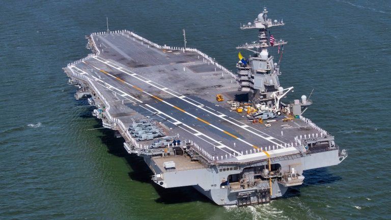 New Aircraft Carrier USS Gerald R. Ford Has a Message for the U.S. Navy ...
