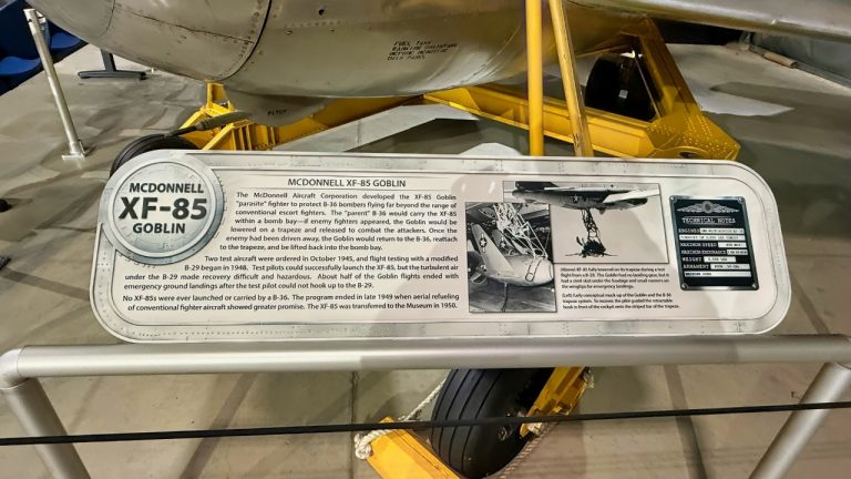 The XF-85 Goblin 'Parasite Fighter' Was Built to Be 'Attached' to A ...