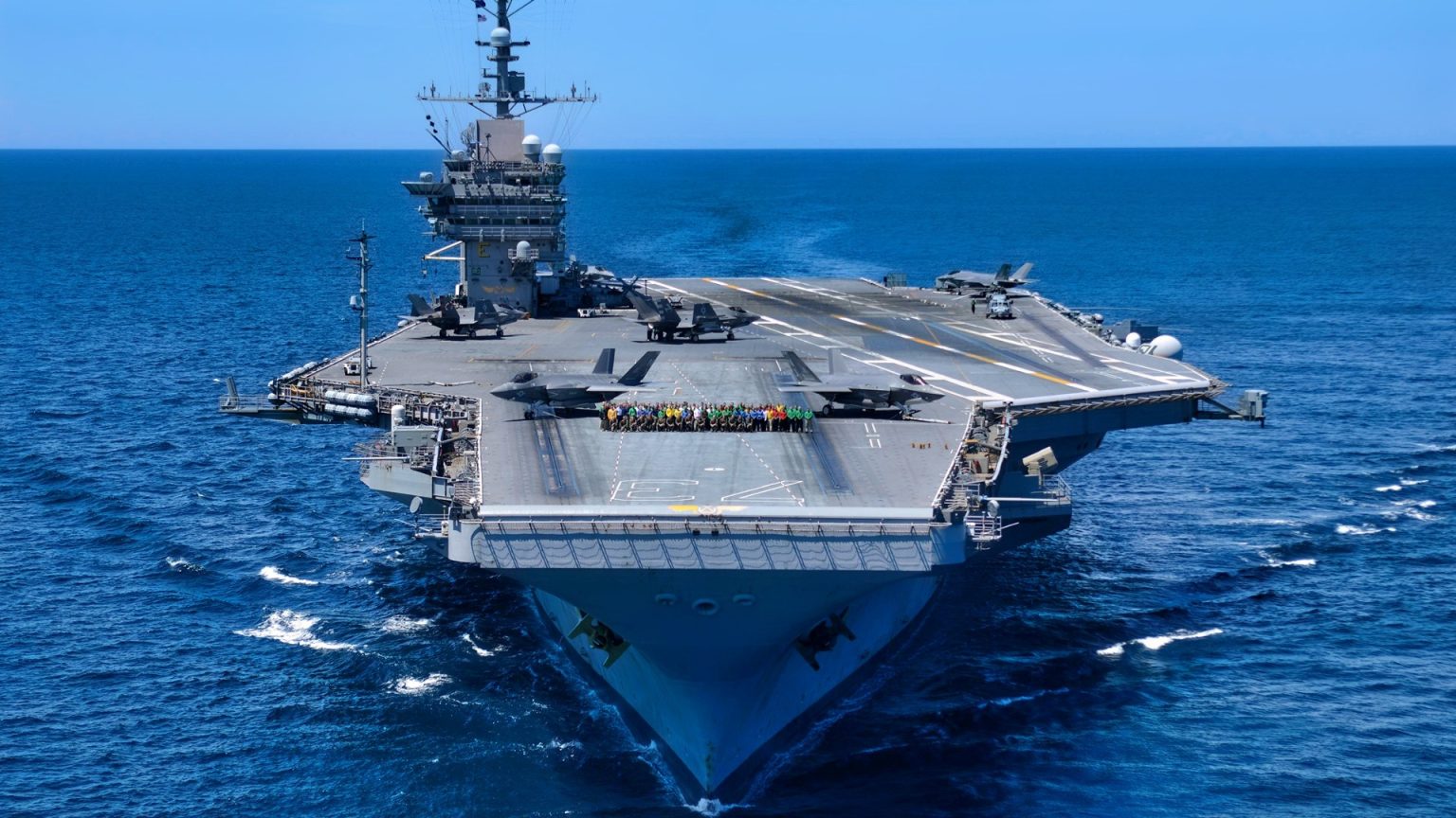 2100 Days: U.S. Navy Aircraft Carrier USS George Washington 'Out of ...