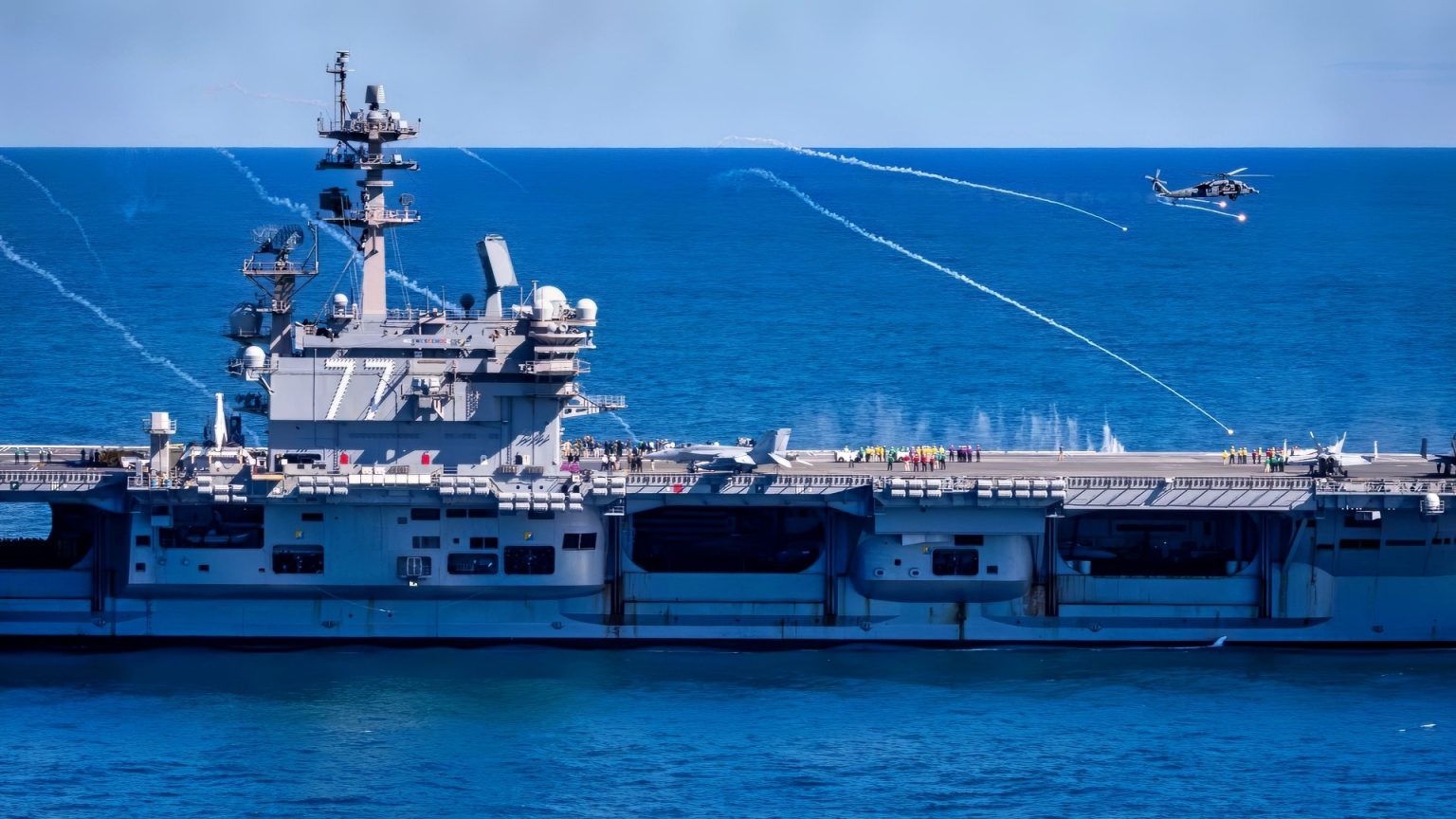 U.S. Navy Nuclear Aircraft Carrier USS George H.W. Bush Is Certified ...